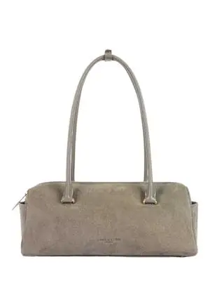 LANCASTER Suede East-west Bag - Grey