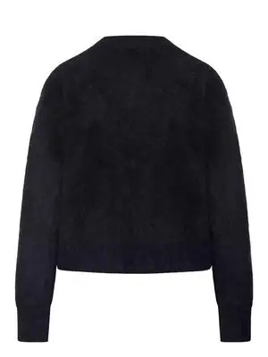 LISA YANG Azalea Brushed-finish Wool Cardigan - Black