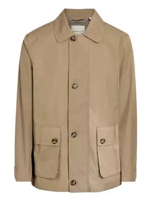 Gant Button-down Flap-pocket Jacket - Neutrals