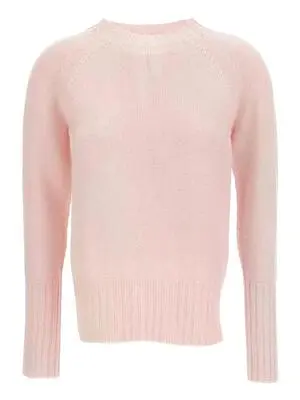 DRUMOHR Merino Wool Ribbed Knit Sweater - Pink