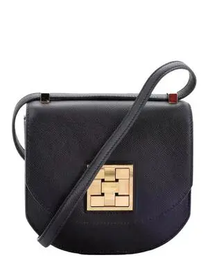 Hermès Mosaique Au 24 Bag Epsom 17 Crossbody Bag - Black