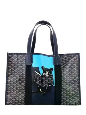 Goyard Villette Printed Coated Canvas Mm Tote Bag - Blue