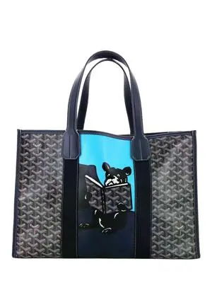 Goyard Villette Printed Coated Canvas Mm Tote Bag - Blue