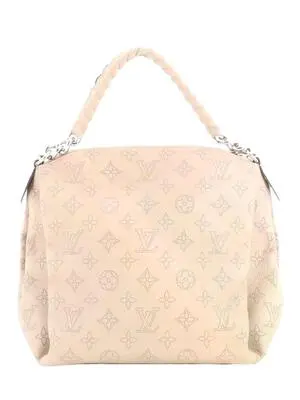 LOUIS VUITTON Mahina Leather Bb Hobo Bag - Neutrals
