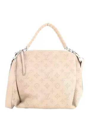 LOUIS VUITTON Mahina Leather Bb Hobo Bag - Neutrals