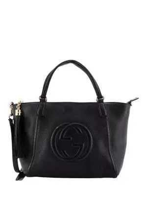 Gucci Soho Convertible Top Handle Bag - Black