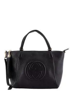Gucci Soho Convertible Top Handle Bag - Black