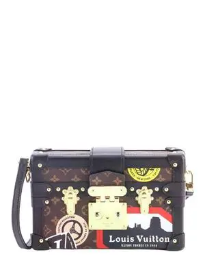 LOUIS VUITTON Louis Vuitton Petite Malle Handbag Brown
