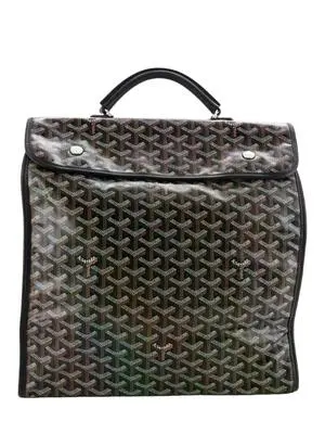 Goyard Goyard Saint Leger Briefcase Backpack In Coated Canvas Black
