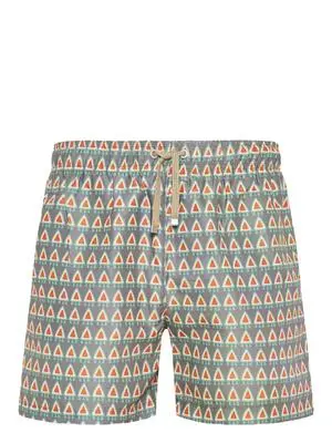 BENIBECA Geometric Print Swim Shorts - Grey
