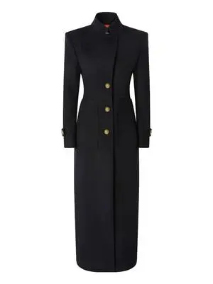 Pinko Button-fastening Single-breasted Coat - Blue