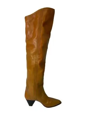 ISABEL MARANT VINTAGE Remko Over-the-knee Boots - Brown