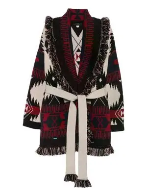 ALANUI Alanui Jacquard Knitted Coat