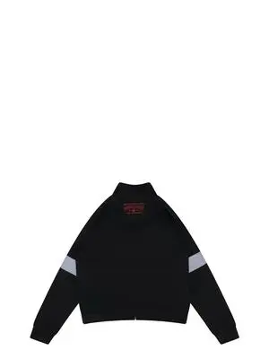 DENIM TEARS Graphic Print Zip-up Sweatshirt - Black