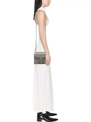 Gucci Gg Supreme Dionysus Crossbody Bag - Neutrals