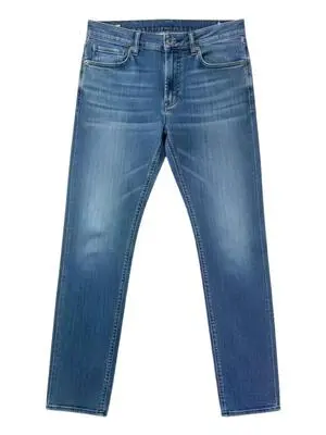 SIVIGLIA Slim Cut Jeans With Whiskering Effect - Blue