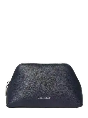 COCCINELLE Grainy Leather Clutch Bag - Blue