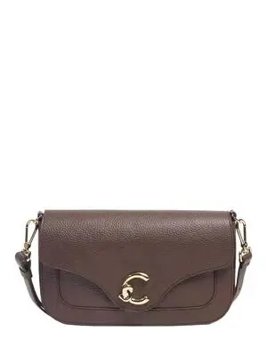 COCCINELLE Medium C-me Leather Shoulder Bag - Brown