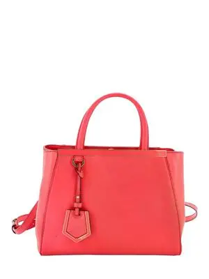 Fendi 2jours Leather Petite Satchel - Pink
