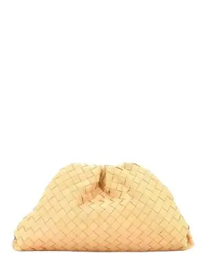 Bottega Veneta The Pouch Intrecciato Nappa Teen Crossbody Bag - Neutrals