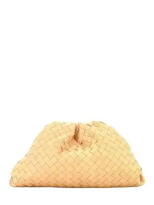 Bottega Veneta The Pouch Intrecciato Nappa Teen Crossbody Bag - Neutrals