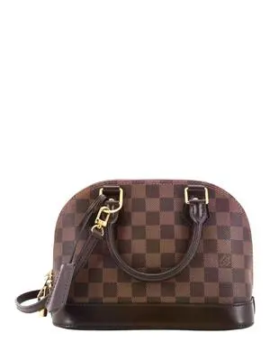 LOUIS VUITTON Alma Handbag Damier Bb - Brown