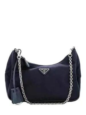 Prada Prada Re-Edition 2005 Shoulder Bag Tessuto Blue