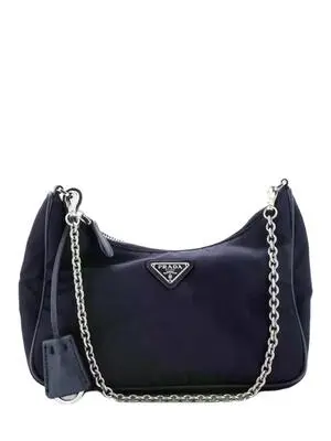 Prada Re-edition 2005 Shoulder Bag Tessuto - Blue