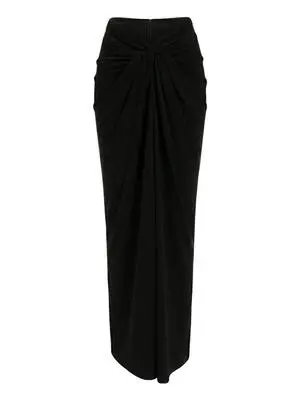 INTERNATIONAL APPEAL Draped Maxi Skirt
