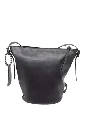COACH VINTAGE Bleecker Sport Mini Leather Duffle Bag - Black