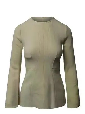 Stella McCartney Peplum Panelled Top - Neutrals