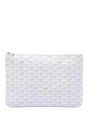 Goyard Goyardine Senat Mm Clutch Bag - White