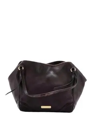Burberry Burberry Canterbury Tote Grainy Leather Shoulder Bag Brown