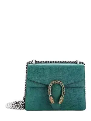 Gucci Dionysus Leather Mini Crossbody Bag - Green