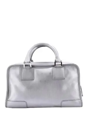 Loewe Amazona Nm Bag Leather 28 Shoulder Bag - Metallic