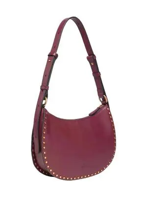 Pinko Love Birds Stud-embellished Shoulder Bag - Red