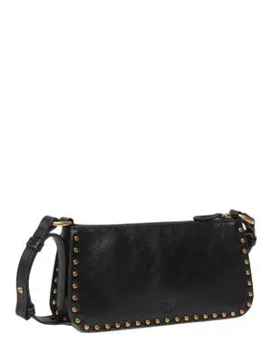 Pinko Stud-embellished Shoulder Bag - Black