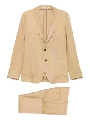Tagliatore Single-breasted Notch-lapels Suit - Neutrals