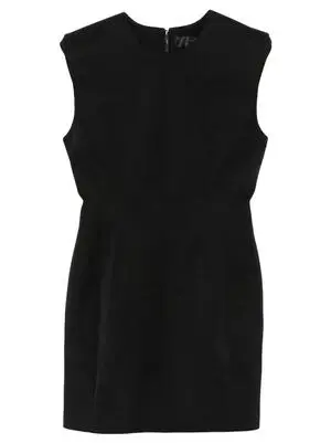 MUGLER Mugler Sleeveless Padded Shoulder Mini Dress