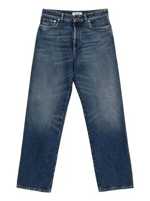 Miu Miu Boyfriend Five-pocket Denim Pants - Blue
