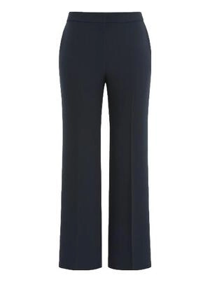 CONQUISTA High-waisted Straight Leg Trousers - Blue