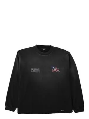 REPRESENT Logo Graphic T-shirt - Black