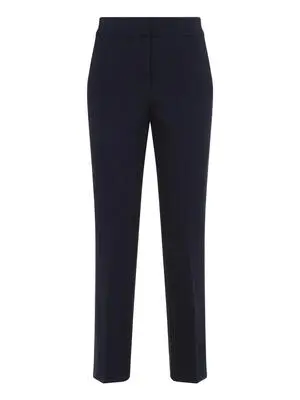Peserico Straight-leg Stretch Pants - Blue