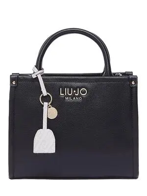 Liu Jo Structured Top Handle Tote Bag - Black