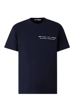 Givenchy Graphic Logo Cotton T-shirt - Navy