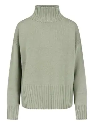 DRUMOHR Ribbed Turtleneck Sweater - Green