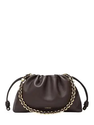 Loewe Flamenco Purse Medium Bag In Dark Hazelnut - Brown