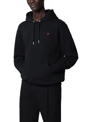 AMI Paris De Cœur Hoodie - Black
