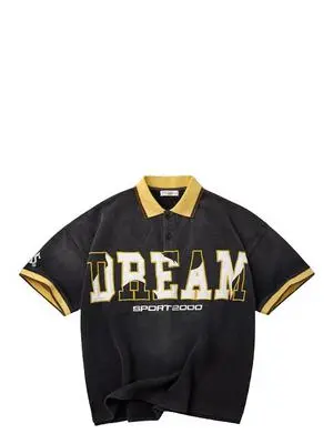 VALE FOREVER Dreams Polo Shirt - Black
