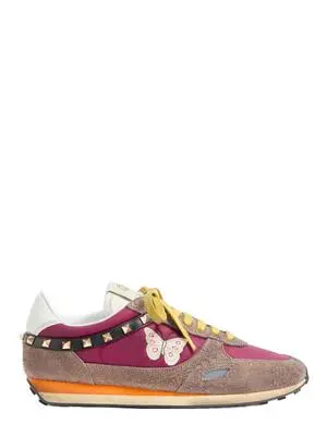 Valentino Garavani Valentino Garavani Studded Butterfly Embroidered Sneakers Insolent/multicolour